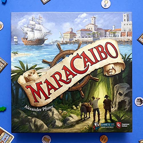 Capstone Games: Maracaibo, Big Box Strategy Board Game, Unique Story Mode Feature, A Nondestructive Legacy-Like Experience, 1 to 4 Players, Ages 12 and Up