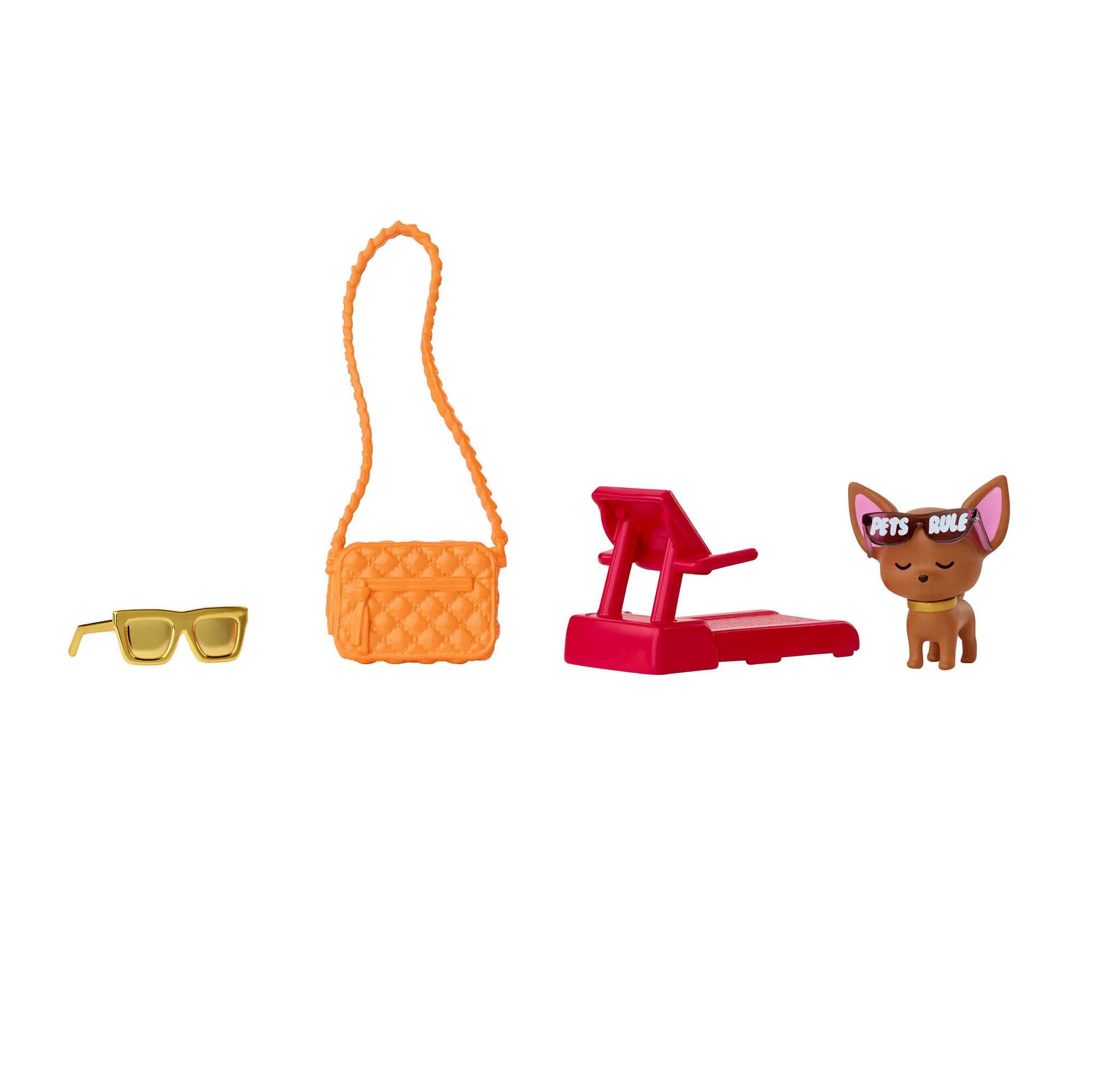 Barbie Extra Doll & Accessories with Platinum Blonde Hair, Blue Paisley-Print Jacket & Pet Chihuahua