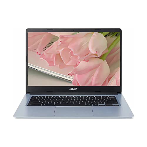 acer Chromebook 314, 14" HD (1366x768) Touch Laptop, Intel Celeron N4000 Processor up to 1.10 GHz, 4GB DDR4 RAM, 64GB SSD, Webcam, Bluetooth, WiFi, Chrome OS, Silver, EAT Mouse Pad