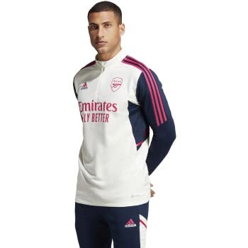 ADIDAS Arsenal FC 2022/2023 Training TOP (Off White/Collegiate Navy,Small)