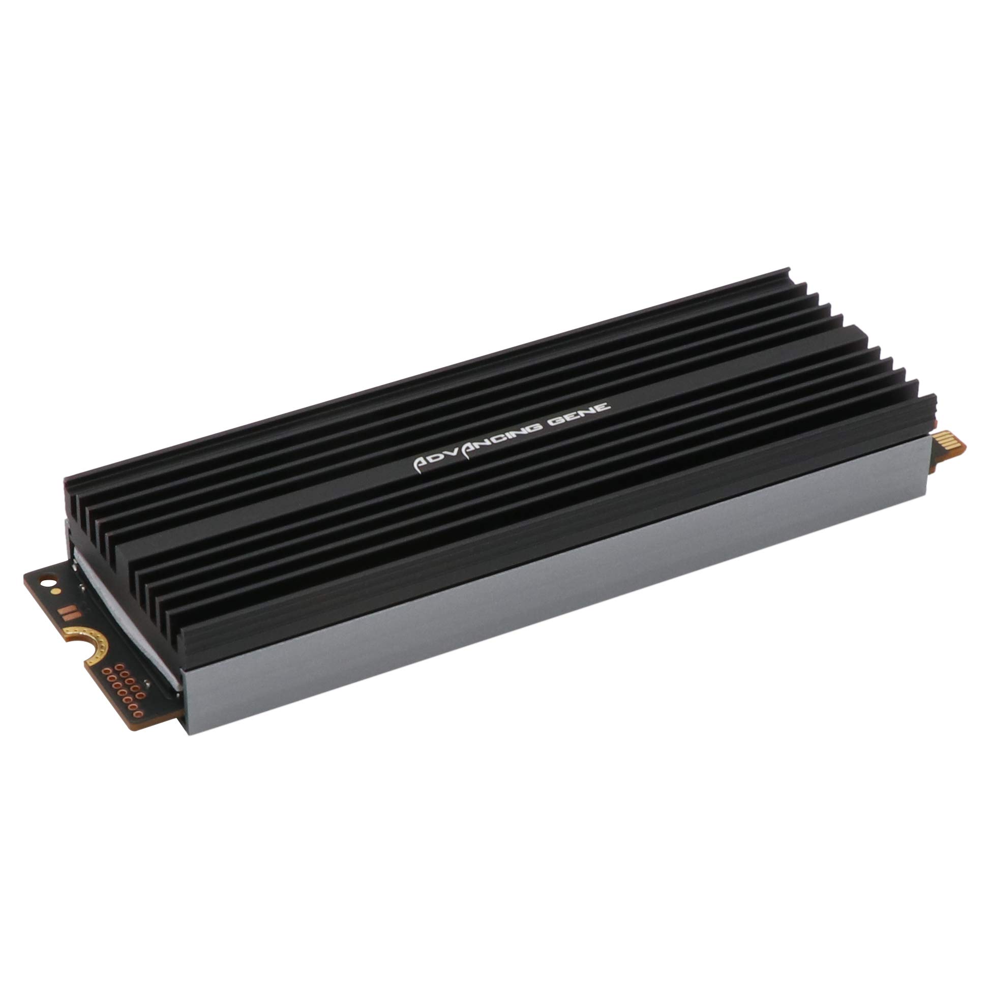 Advancing Gene M.2 NVMe Heatsink Cooler with 2pcs Nano Thermal Pads (Pro Version, for Desktop PC)