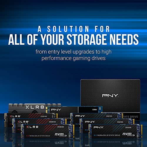 PNY CS2140 500GB M.2 NVMe Gen4 x4 Internal Solid State Drive (SSD) - M280CS2140-500-RB