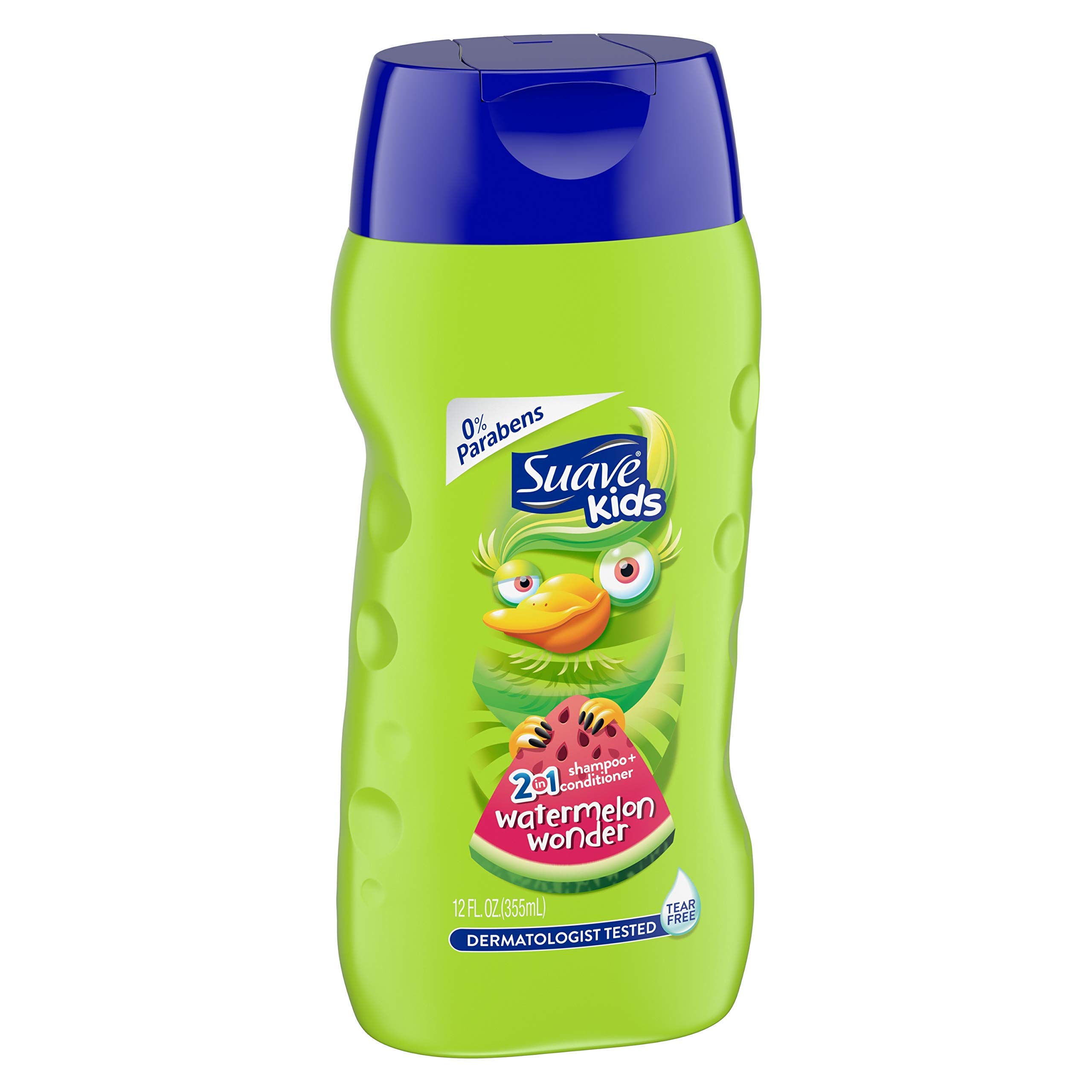 Suave Kids 2 in 1 Shampoo and Conditioner, Wild Watermelon 12 oz