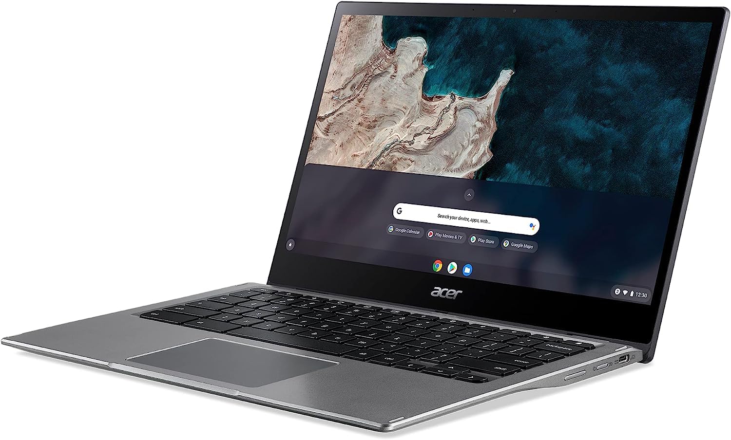 acer Convertible 2-in-1 CP513 Chromebook Enterprise 13.3inch Frameless FHD IPS Touchscreen Qualcomm 8-Core Processor 8GB DDR4 Ram 128GB SSD Webcam Chrome OS