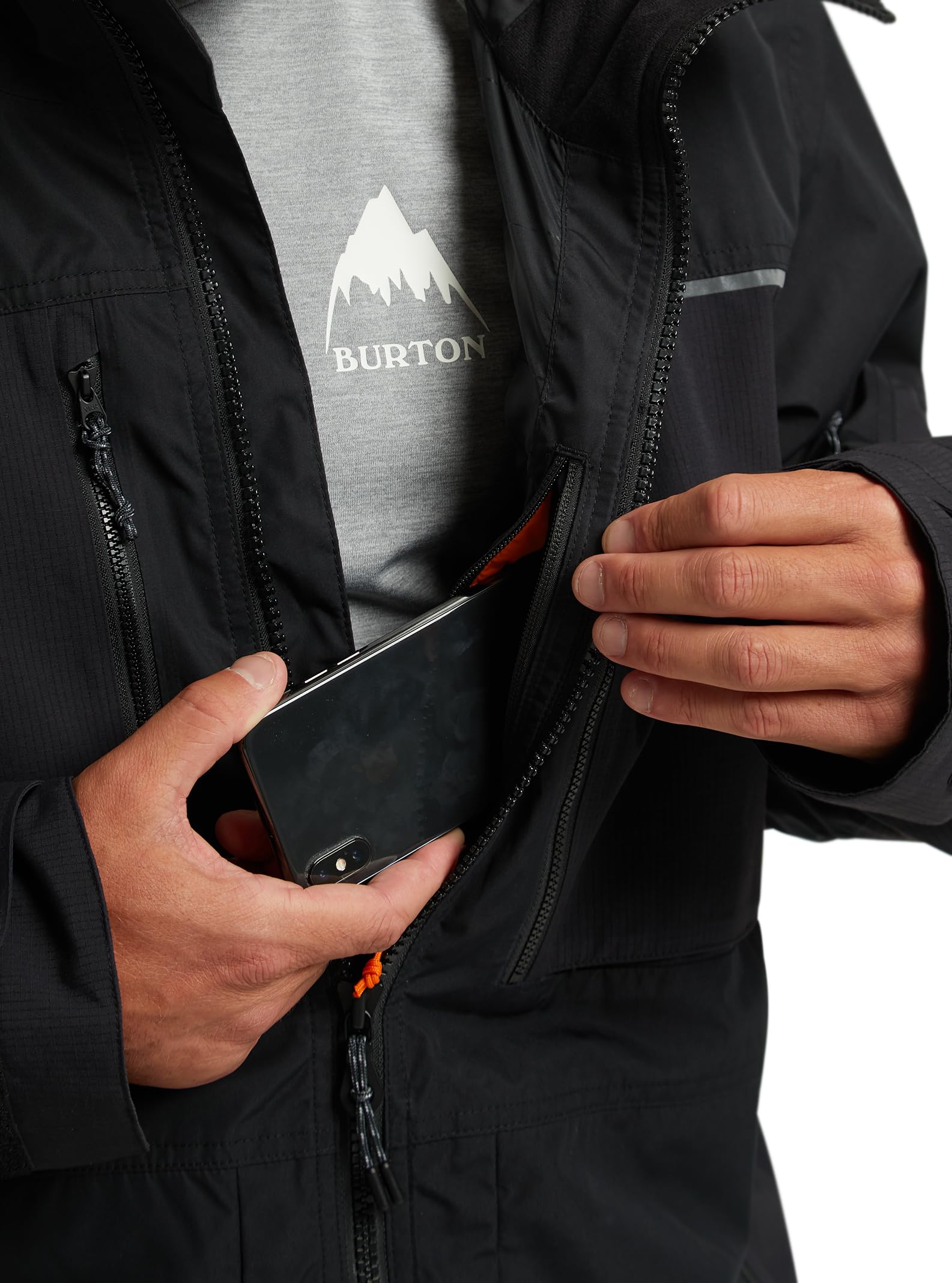 Burton Men's Frostner 2L Jacket, True Black, S