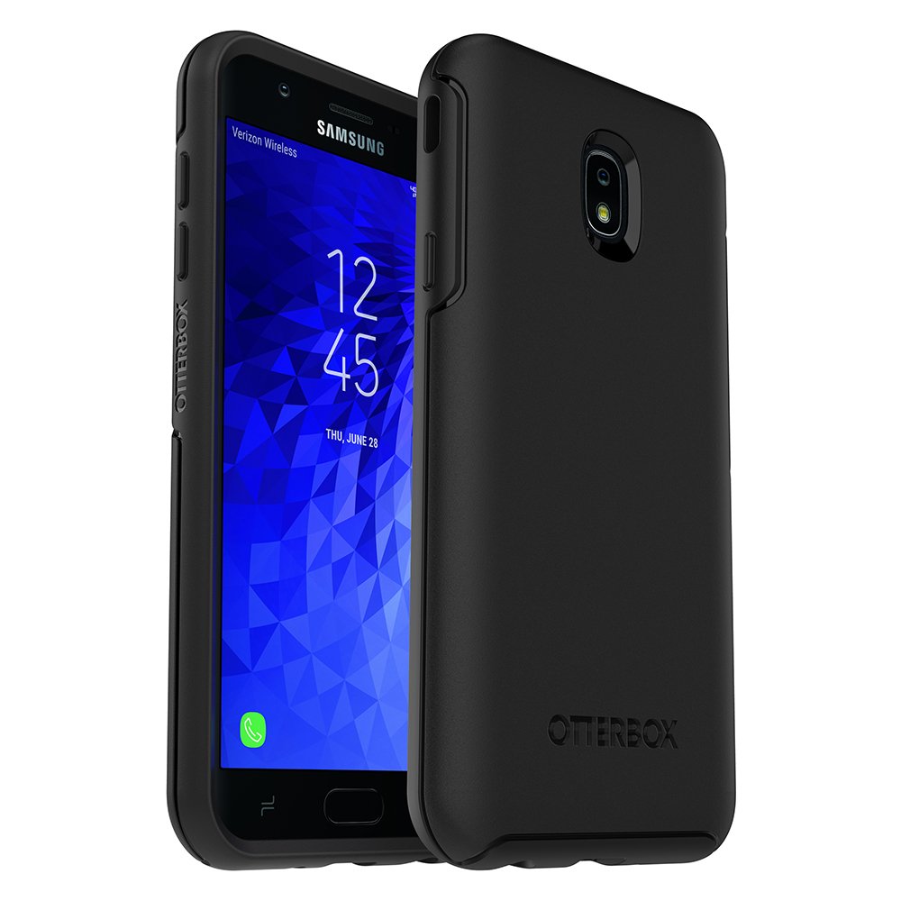 OtterBox SYMMETRY SERIES Case for Samsung Galaxy J7 2nd Gen/J7 V 2nd Gen/J7 Refine - Retail Packaging - BLACK