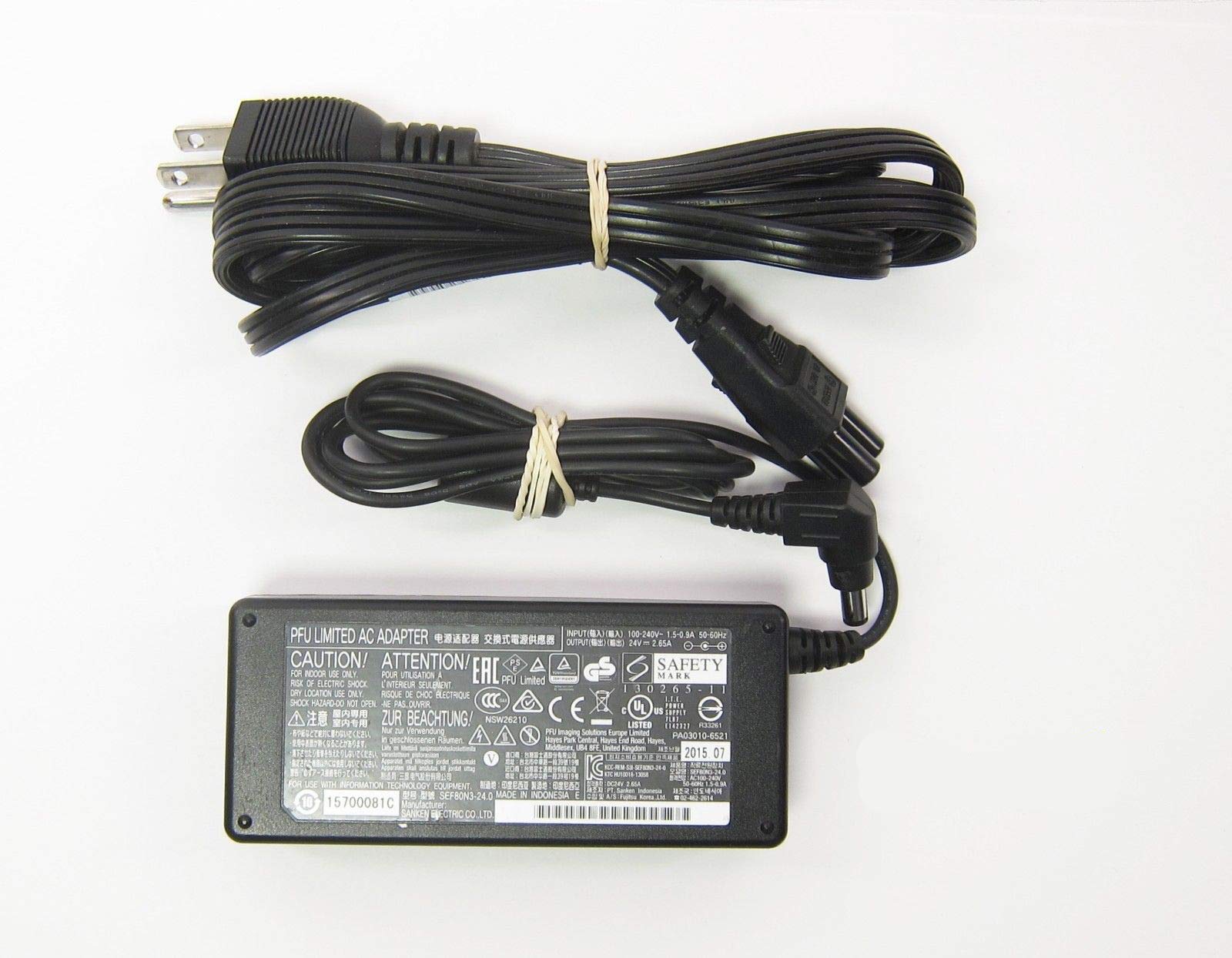 Fujitsu PA03540-K909 Power adapter - for fi-5530C2, 6130, 6140, 6230, 6240
