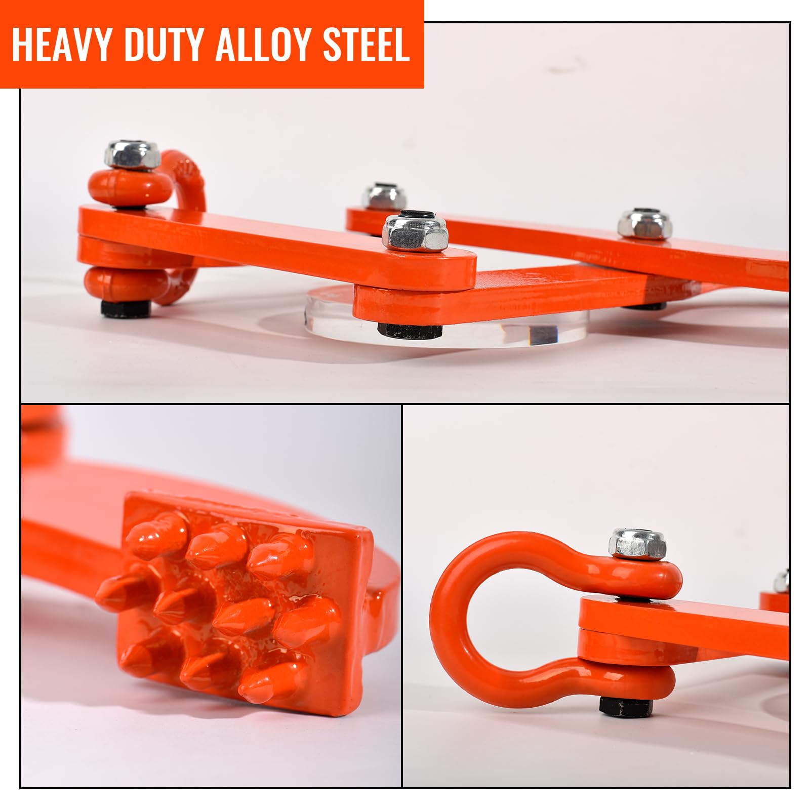 ANLULOAD Pallet Puller Clamp,4409lbs,6.7 Inches Bigger Jaw Opening Pallet Grabber,Easily grips pallets, wood, etc.