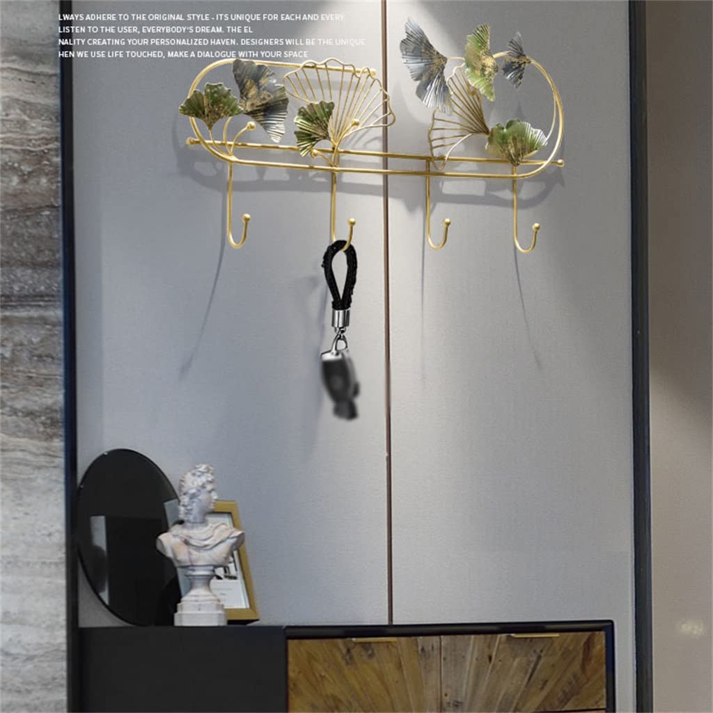AFLHYJK Decorative Hook Into The Door Porch Coat Rack Bedroom Door Without Punching Hanger Hanging On The Wall