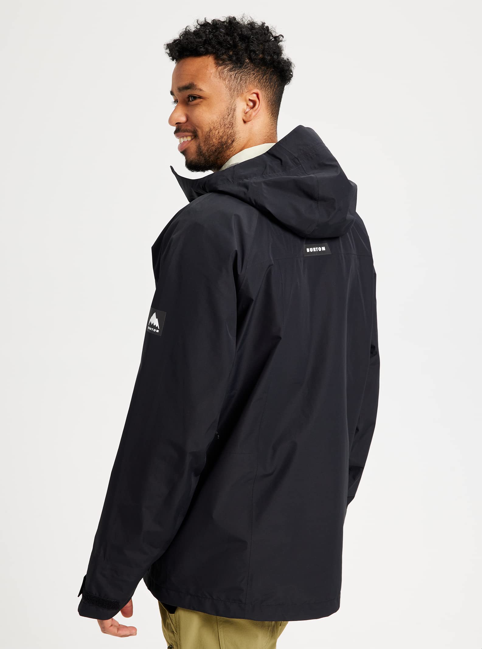 Burton Men's Standard Veridry Gore-TEX Rain Jacket, True Black, Large