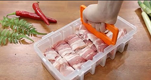 Kimchi Cutter, Food Cutting Storage, Storage+Knife+Cutting Board , Cutting and Storing food at the Same Time, Easily Cut the Meat, Kimchi, Etc with the Storaging, Made in Korea