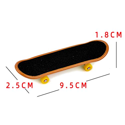 CAOREN Mini Scooter Two Wheel Scooter Children's Educational Toys Finger Scooter Bike Fingerboard Skateboard Fingerboards wi Replacement Wheels and Tools for Kids As Gifts
