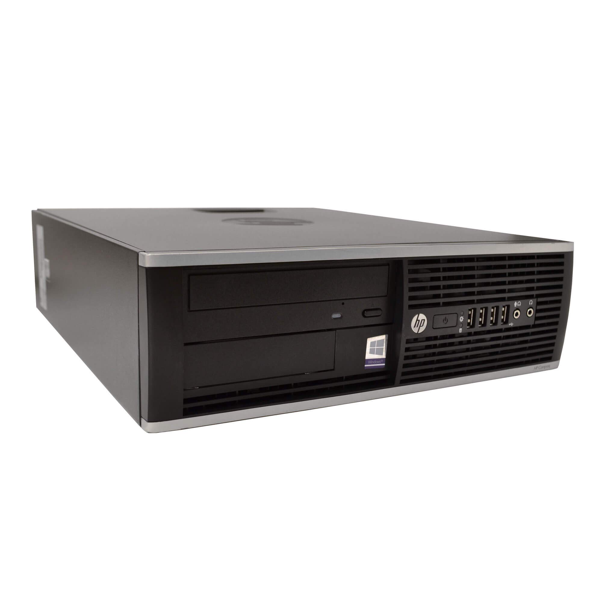 HP Premium Flagship 8200 Small Form Factor Business Desktop (Intel Quad-Core i5 3.1GHz, 8GB DDR3 RAM, 1TB HDD + 240GB SSD, DVD, VGA, DisplayPort, Windows 10 Professional) (Renewed)