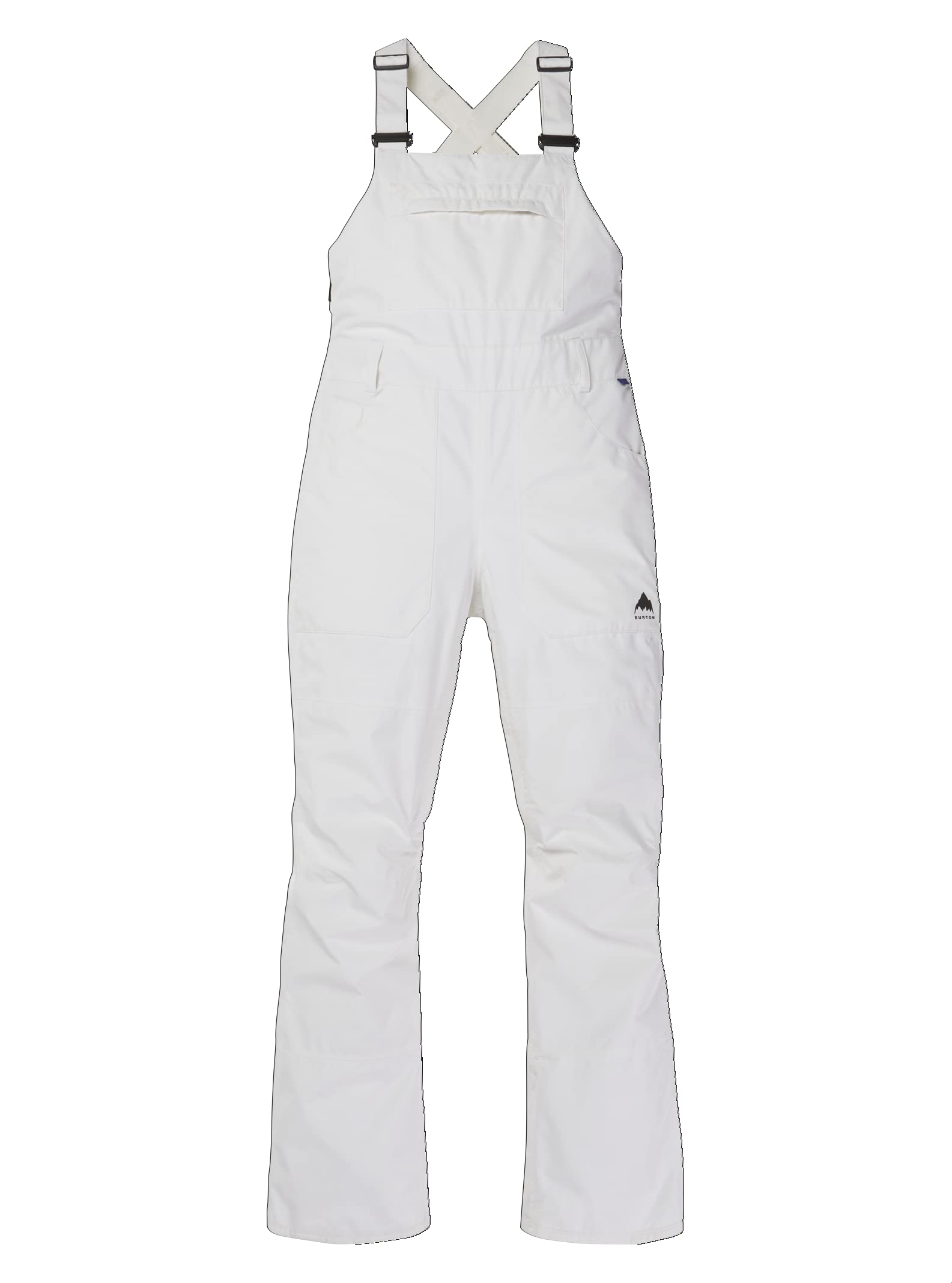 Burton Women's Avalon GORE-TEX 2L Bib Pants, Stout White, Medium