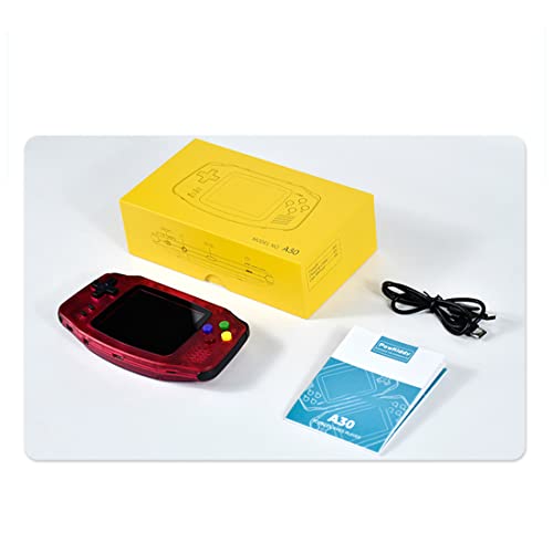 AINIX Powkiddy A30 Handheld Game Console, 2.8 Inch IPS Screen Retro Open Source Handheld Gaming Console, 32G Arcade Gaming Console Built in 2000 Games, Grey