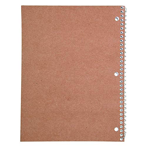Mead Spiral Notebook, 1 Subject, Wide Ruled Paper, 70 Sheets, 10-1/2" x 8", Green (05510AC5)