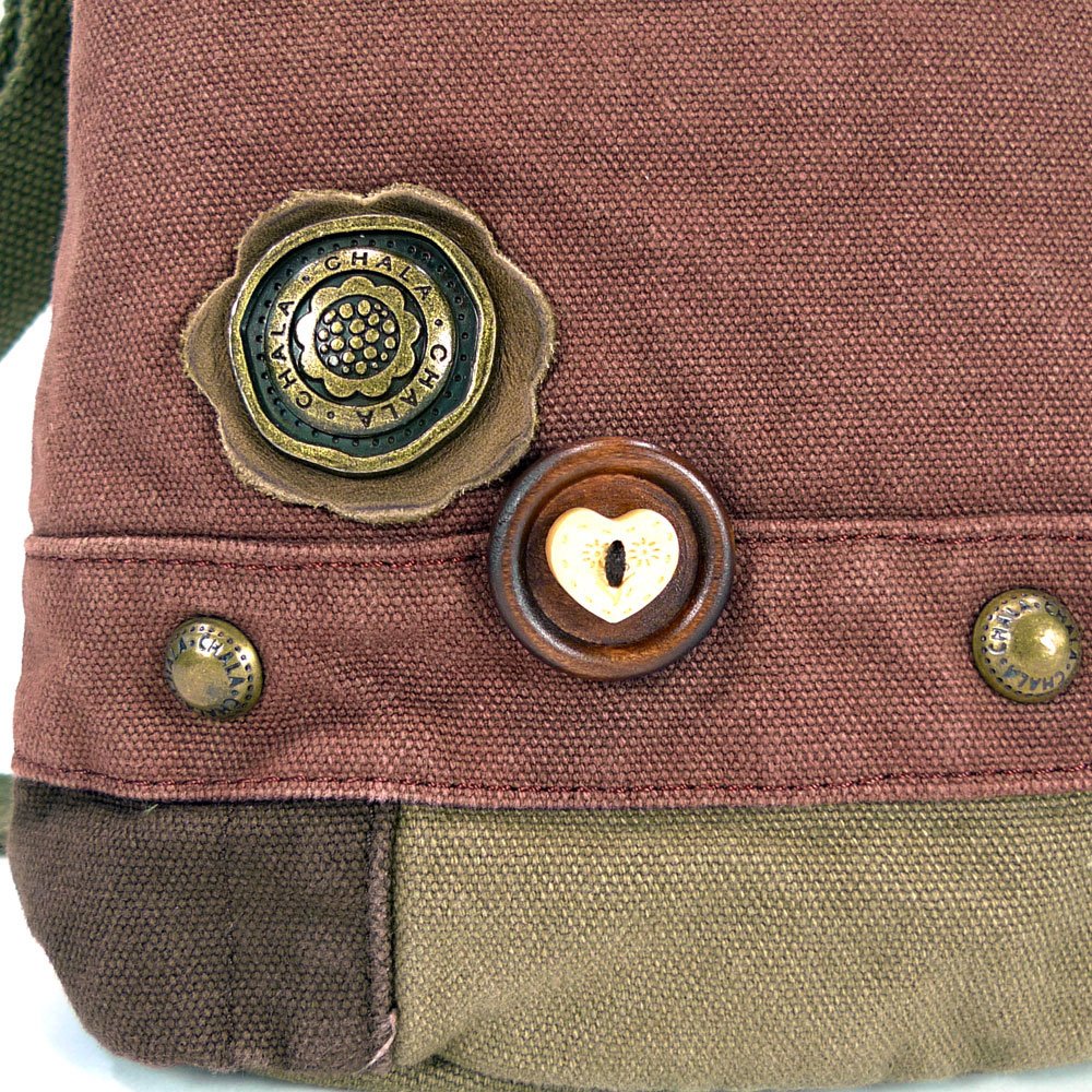 Chala Handbag Patch Crossbody FOX Mauve Purple Brown Bag