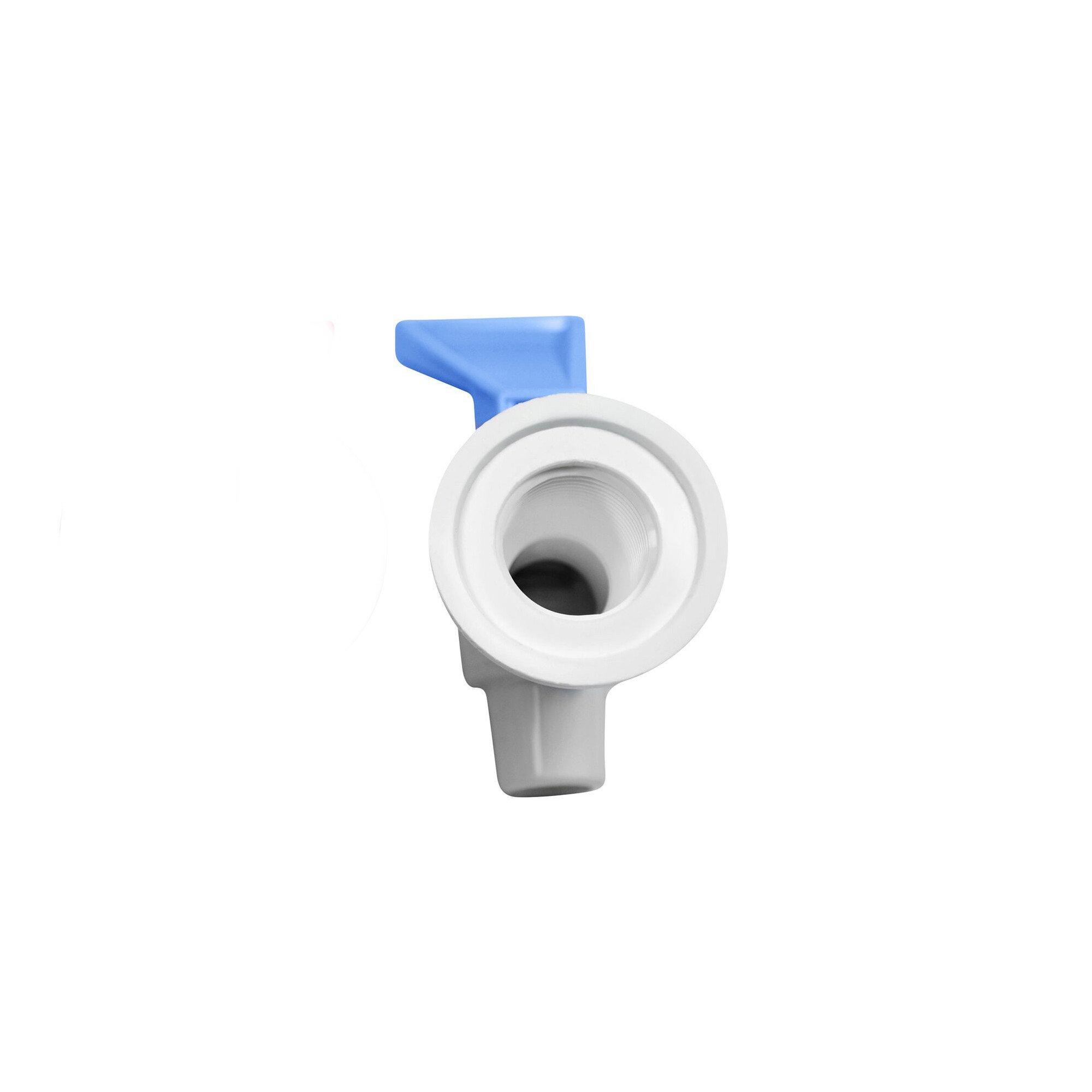 Tomlinson 1008780 Complete Faucet, White Body with Blue Handle (Pack of 2)
