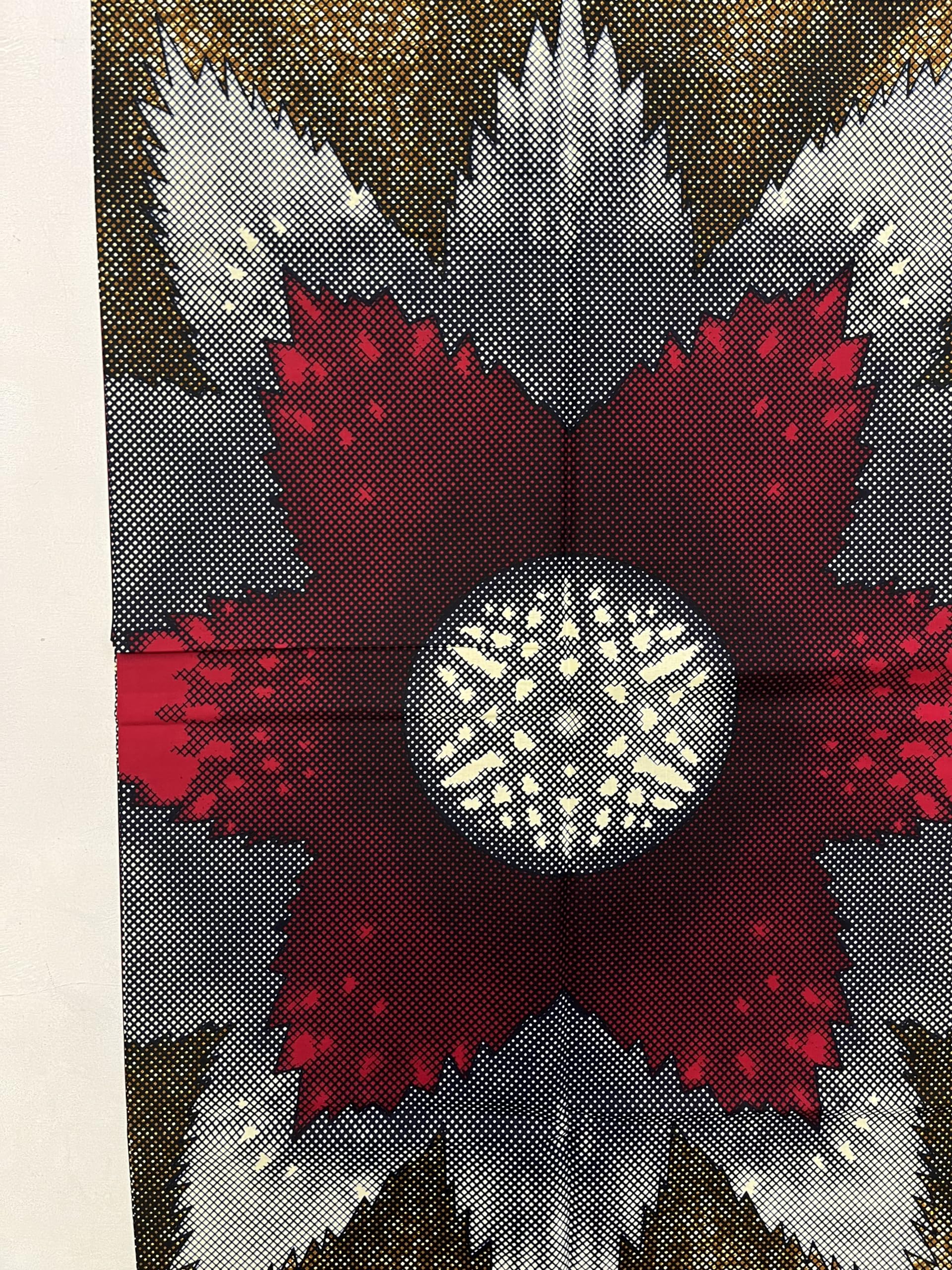 African Guaranteed Wax Block Prints Fabric/African Ankara Wrapper Fabric Wax Fabrics /-Sell by 6 Yards-100% Cotton-for Dresses-Red, Dark-blue, Brown, White, Cream