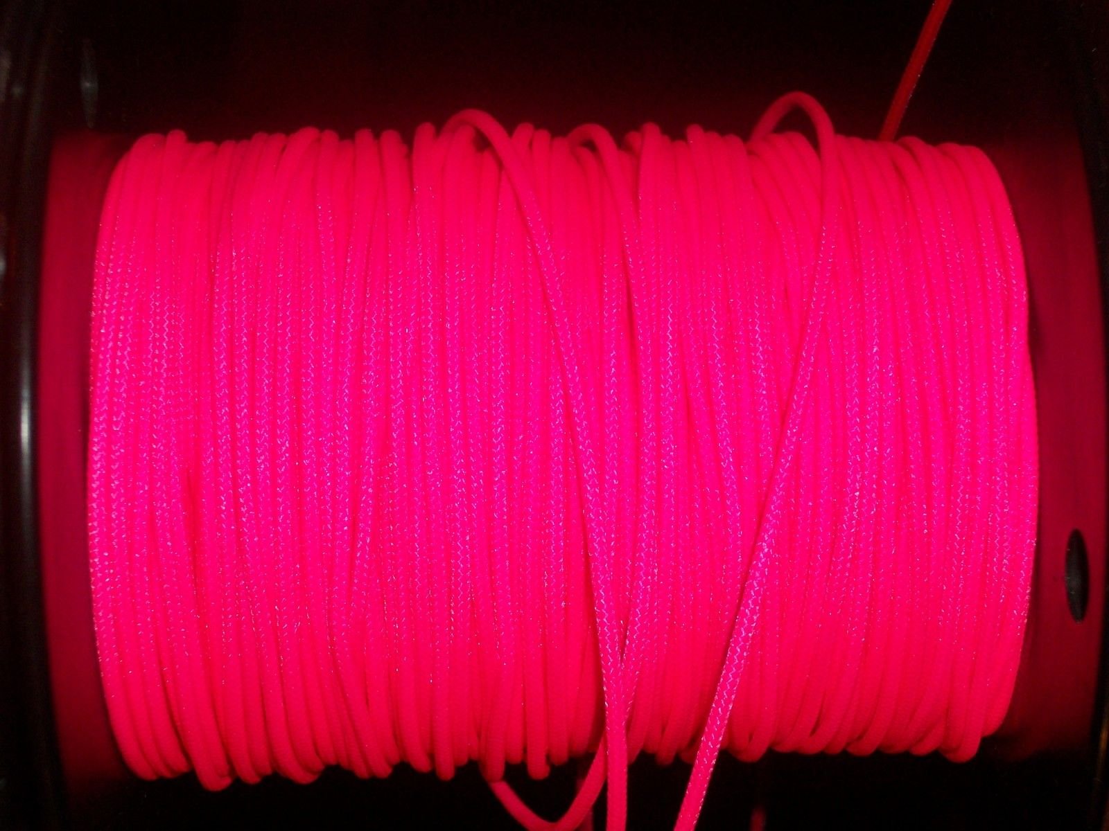 60X Custom Strings Flo Pink BCY #24 D Loop Rope Release Material 10'