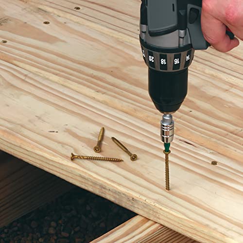 GRK Fasteners-00137 772691001375 R4 Bulk Number-10 by 3-1/8-Inch Screw, 1500-Count, #10 x 3-1/8", Gold, 1500 Count