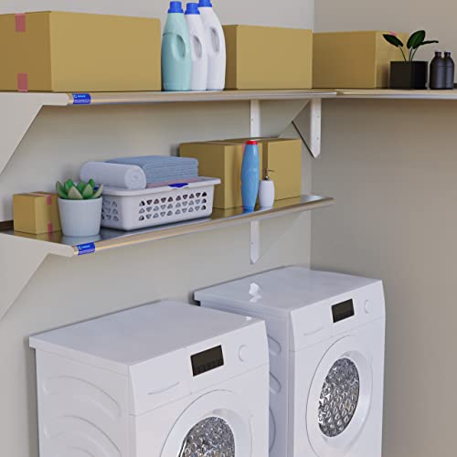 KPS Heavy Duty Stainless Steel Wall Mount Shelf 18 x 48 - NSF