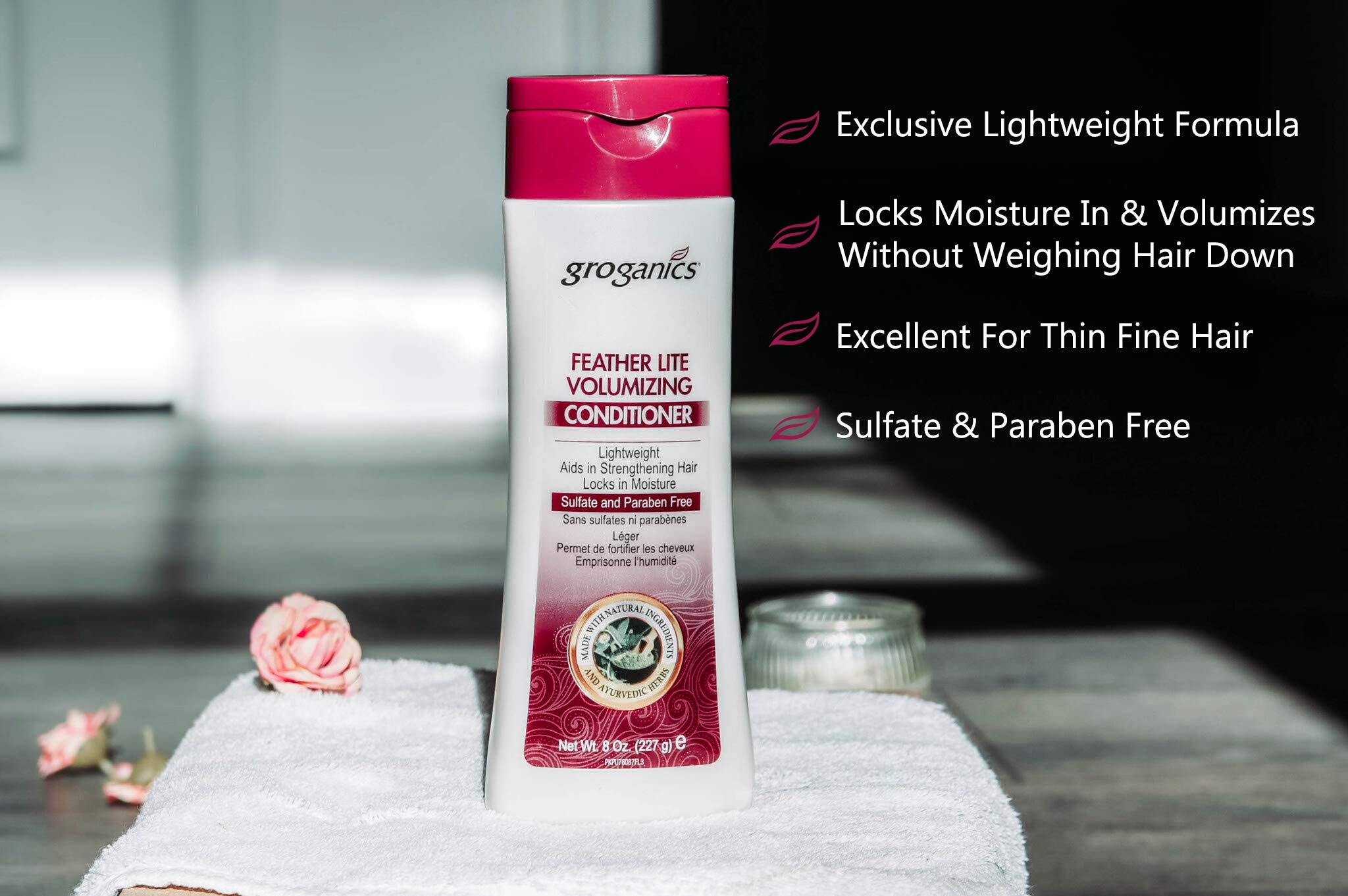 Groganic DHT Feather Lite Conditioner 8 oz.
