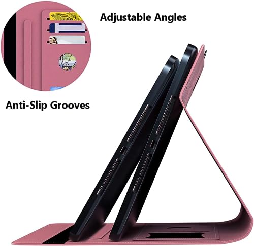 Case for iPad Mini 5 (5th Generation 7.9" 2019), Cover for iPad Mini 4,4th Generation 7.9" 2015, PU Leather Cover with Auto Sleep Wake for iPad Mini 1/Mini 2/Mini 3, Pink