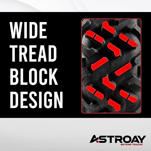 Astroay Atlas 26x10x14 UTV Tires, All-Terrain Tire 6-Ply Bias Construction Non-Directional Tread Pattern For Durability, Grip, and Traction Off-Roading