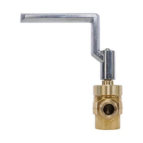 Endurance Pro WR-GV Wok Gas Valve with Handle for Commercial Wok Range, CSA Approved, 1/2" NPT X 1/2" NPT 1/2 PSI, For Jade 4418600000, Imperial 16201620