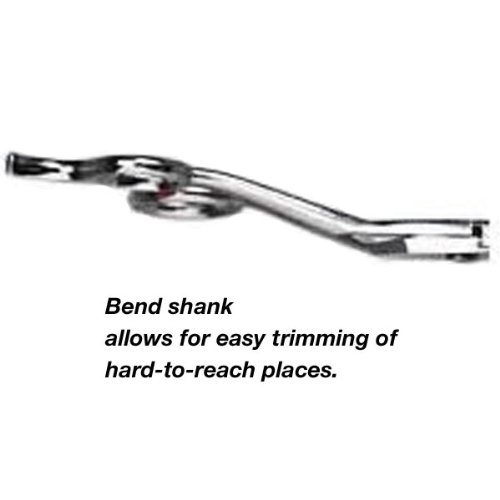 Geib Gator Stainless Steel Bent Shank Straight Pet Grooming Shear, 7-1/2-Inch