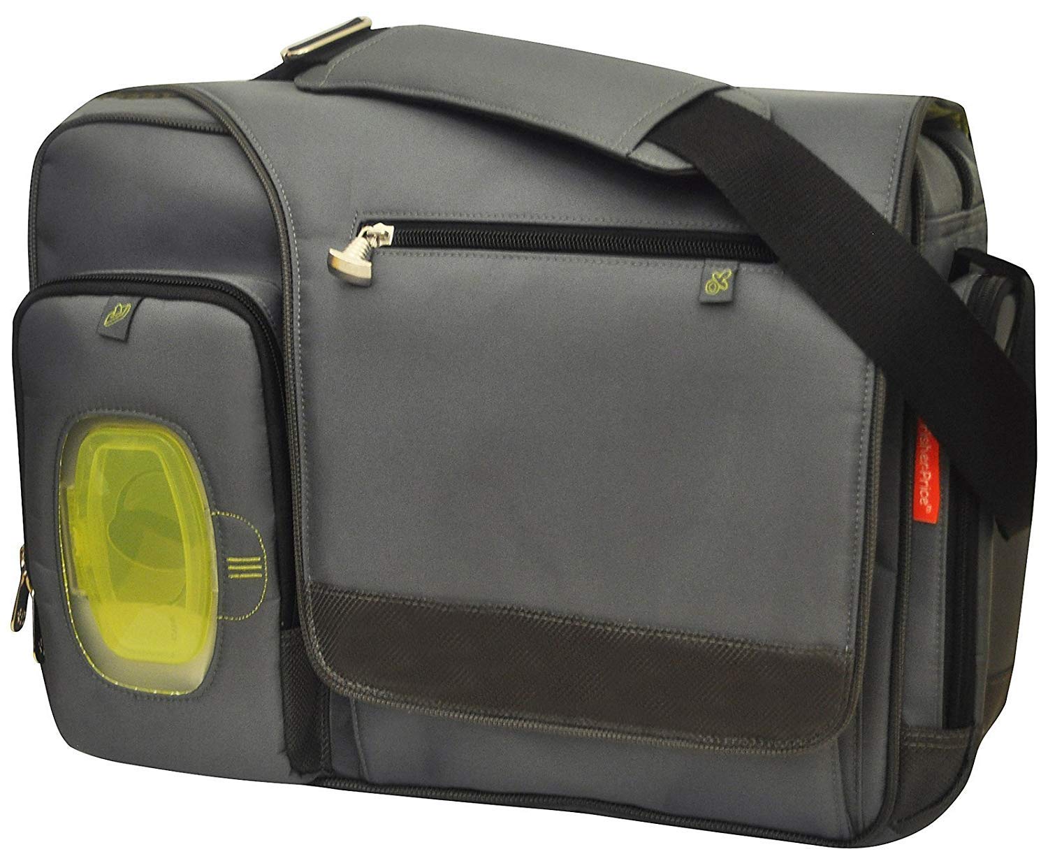 Fisher Price Fisher Price Fastfinder Deluxe Messenger Bag, Grey
