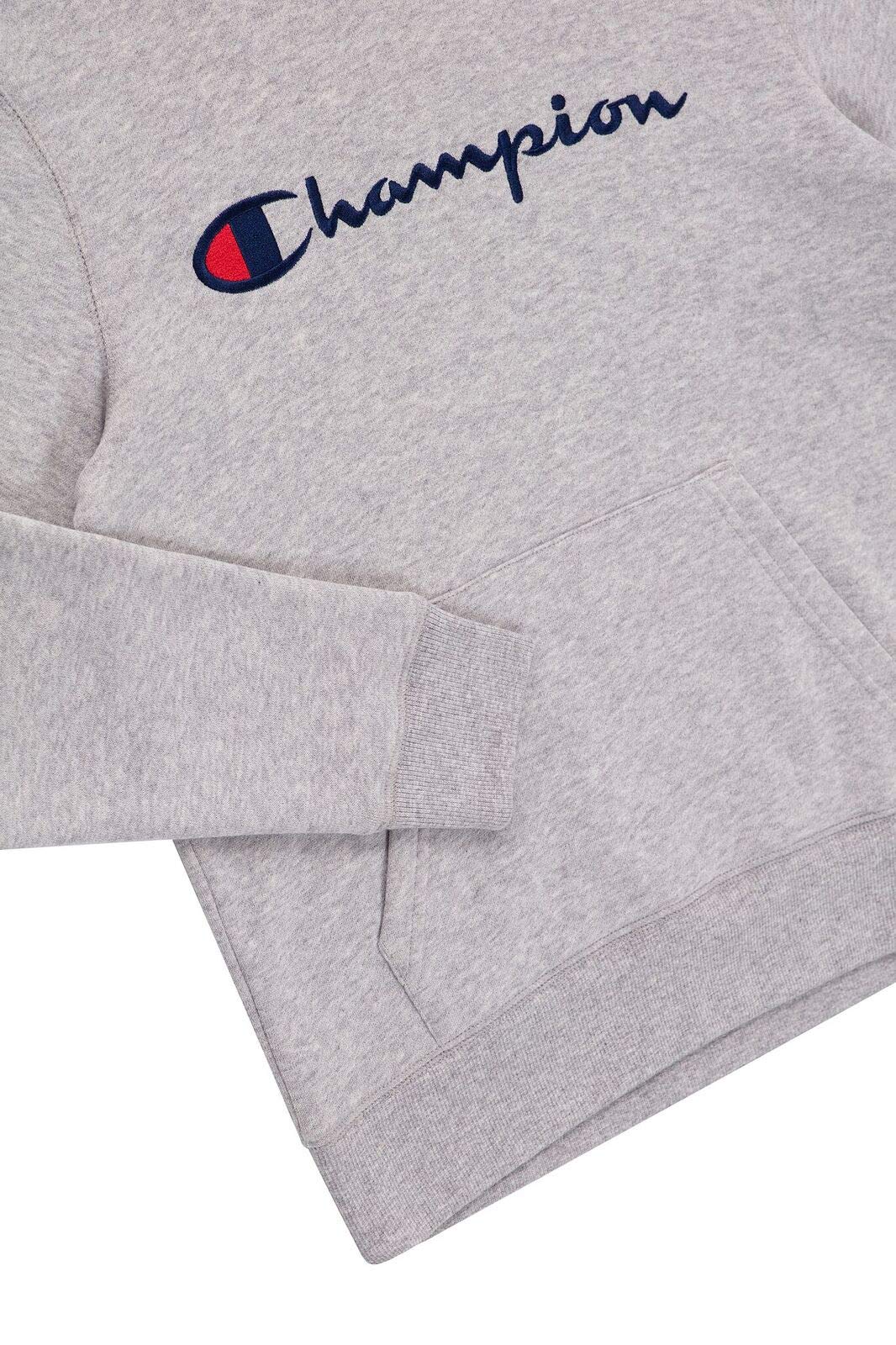 Champion Kids Clothes Sweatshirts Youth Heritage Fleece Pull On Hoody Sweatshirt with Hood (Medium, Heritage Oxford Heather)