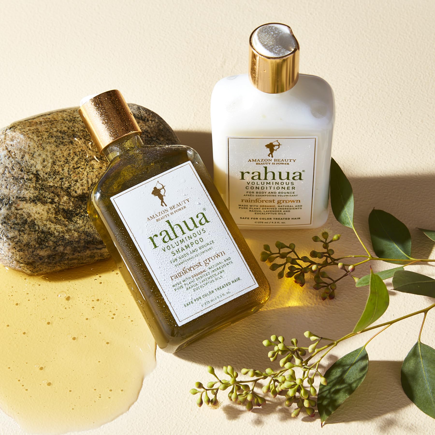 Rahua Voluminous Shampoo, 9.3 Fl Oz, Organic Volumizing Sulfate Free Shampoo, Natural, Plant Based Derived Ingredients, Lavender & Eucalyptus Scent, Hair Care for Fine Hair with Lemongrass & Green Tea