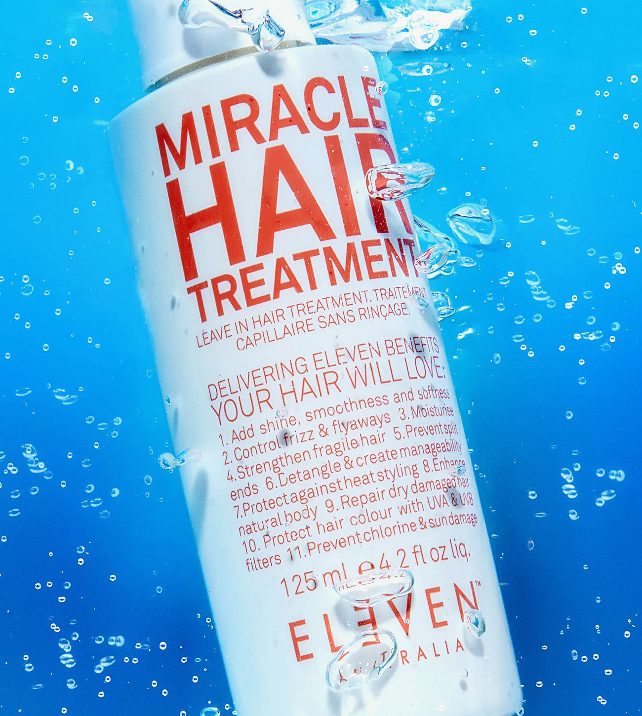 ELEVEN AUSTRALIA Miracle Hair Treatment Protect & Repair Hair Before Styling - 4.2 Fl Oz