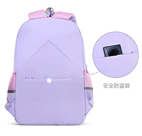CILREA Backpack for Girls,School Backpack for Girls, Cute Book Bag with Compartments for Teen Girl Kid Students Elementary Middle School, Kids' School Bag, Pink