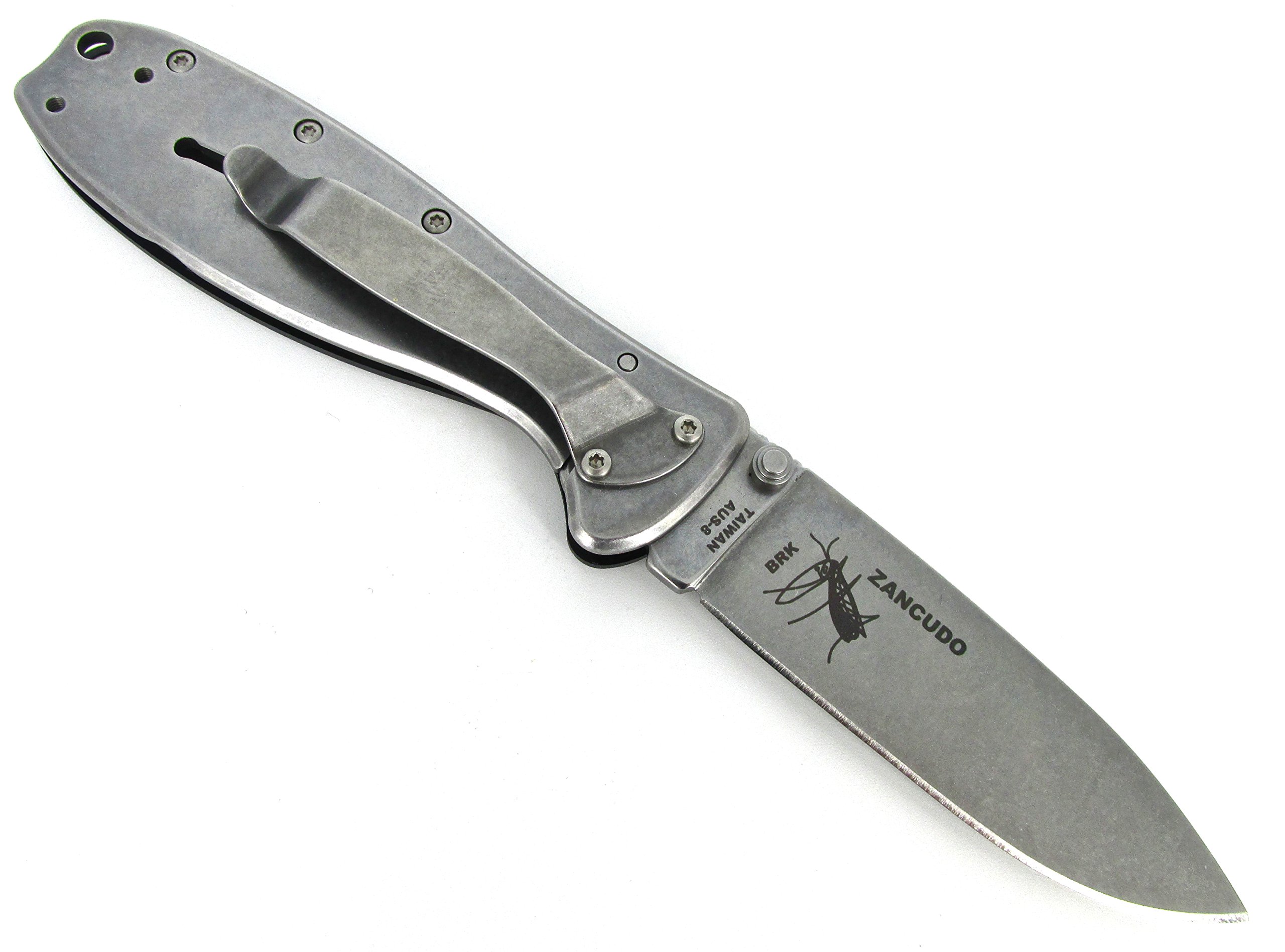 BLUE RIDGE Knives Zancudo Black/Stonewash Framelock Folder