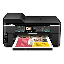 Epson WorkForce WF-7510 Wireless All-in-One Wide-Format Color Inkjet Printer, Copier, Scanner, Fax (C11CA96201)