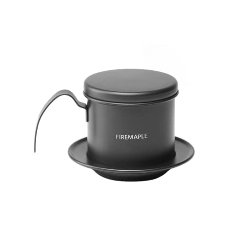 Fire-Maple-Orca Vietnamese Coffee Filter, Stainless Steel Pour Over Coffee filter, Traditional drip coffee filter, Ideal for Camping, Travel, Office, Home, Coffee Maker Brew