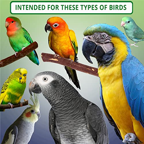 M&M Cage Company - Bird Cage Light with Chew Guard - Full Spectrum LED Pet Light - Simulates Natural Environment - Safe for Destructive Chewers, Parrots etc. - No Bulbs to Change (18" Long)