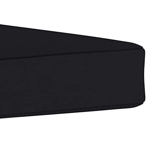 imasay Floor Pallet Cushion 23.6"x23.6"x2.4" Black Fabric