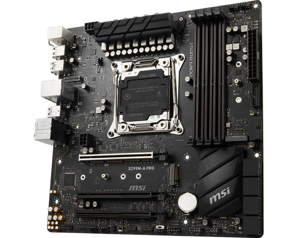 Msi X299M-APRO X299m A Pro, Black