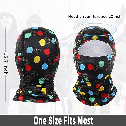 Achiou Ski Mask for Men Women, Summer Balaclava Face Mask, Shiesty Mask UV Protector Lightweight for Motorcycle Snowboard