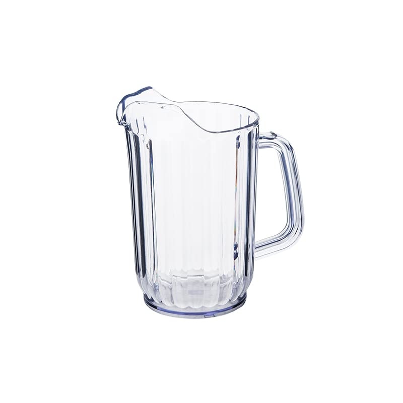 Caspian Plastic Clear 32 Ounce Water/ Beverage Pitcher with Single Spout, 1 Piece