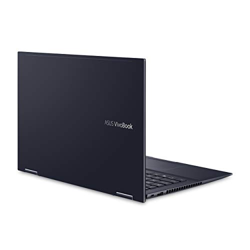 ASUS VivoBook Flip 14 Thin and Light 2-in-1 Laptop, 14β FHD Touch Display, AMD Ryzen 5 5500U, 8GB RAM, 512GB SSD, Stylus, Fingerprint Reader, Windows 11 Home, Bespoke Black, TM420UA-DS52T