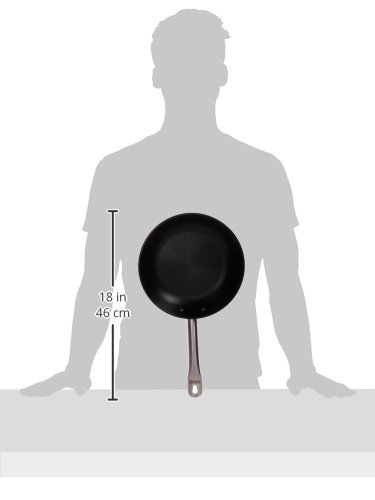 Imusa LCI-19006 Light Cast Iron Pre-seasoned Non-Stick Saute HandlesSaute Pan with Stainless Steel Handles, Black, 9.5-Inch