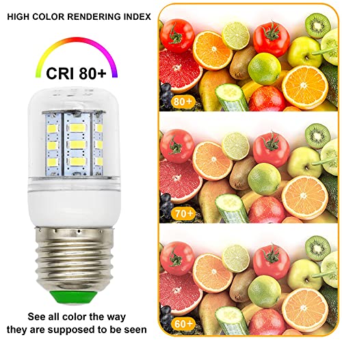Sigely KEI D34L Refrigerator Bulb Replacement for Frigidaire 5304511738 LED Refrigerator Light Bulb Replace PS12364857 AP6278388 4584444 (110V-240V 3.5W White Light) 2 Pack