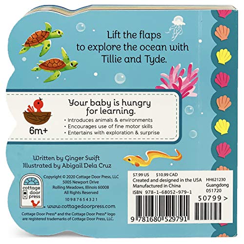 Babies in the Ocean- A First Lift-a-Flap Board Book for Babies and Toddlers (Babies Love)