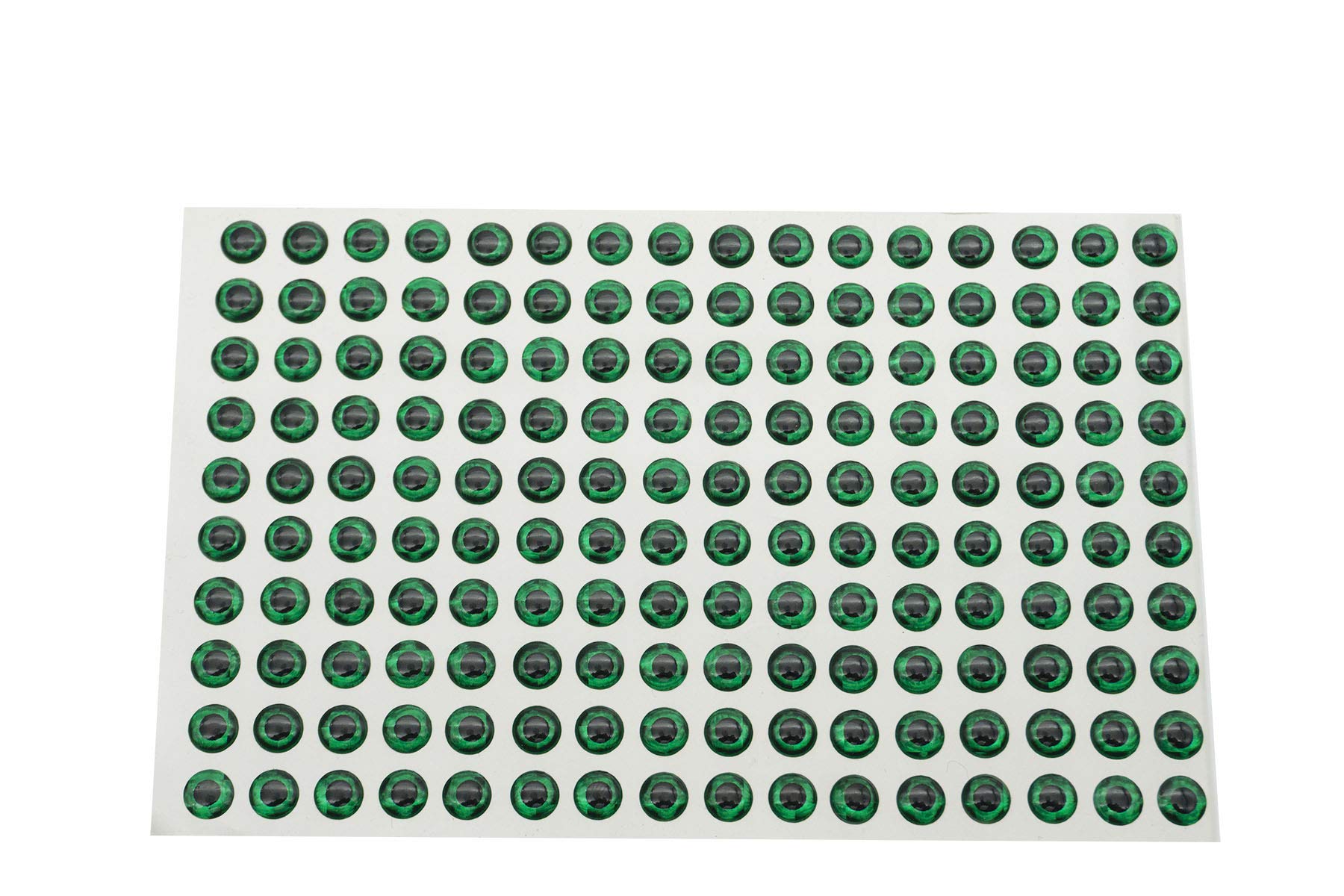 500pcs 4mm Green 3D Holographic Fishing Lure Eyes 3D Lure Eye 3D Soft Eye 3D Holographic Lure Eye Fly Tying, Jigs, Crafts