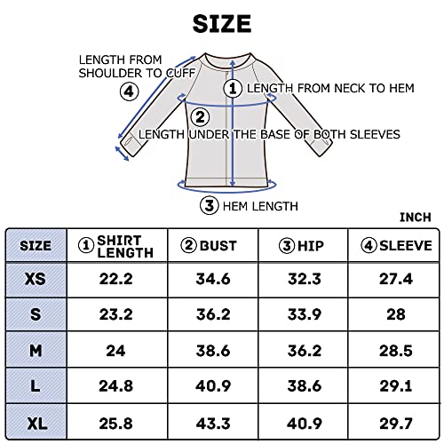 Actleis Women's Long Sleeve Rash Guard UPF 50+ UV Sun Protection Swim Shirt Medium Heather Gray